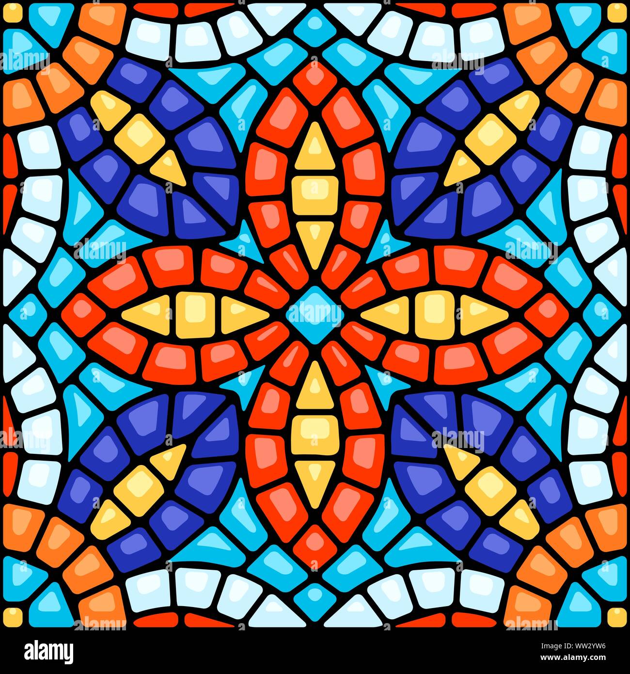 Ancient mosaic ceramic tile pattern Stock Vector Image & Art - Alamy