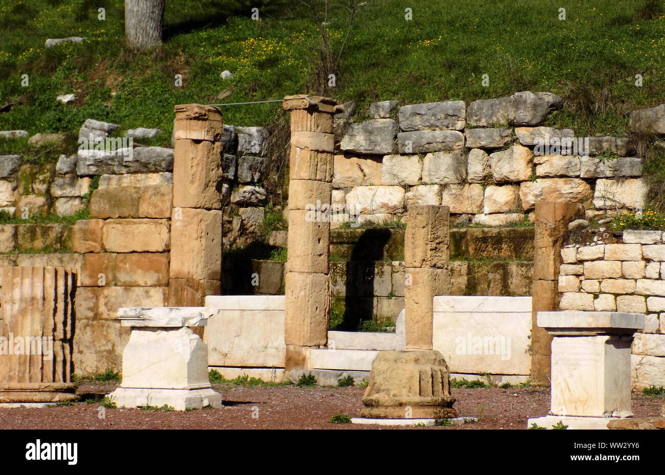 ancient, town, archeological, place, Messini, Messinia, Greece Stock ...