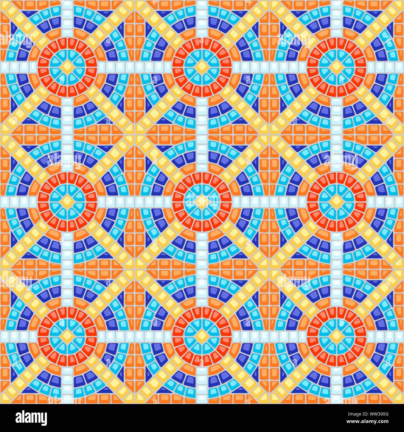 Ancient mosaic ceramic tile pattern Stock Vector Image & Art - Alamy