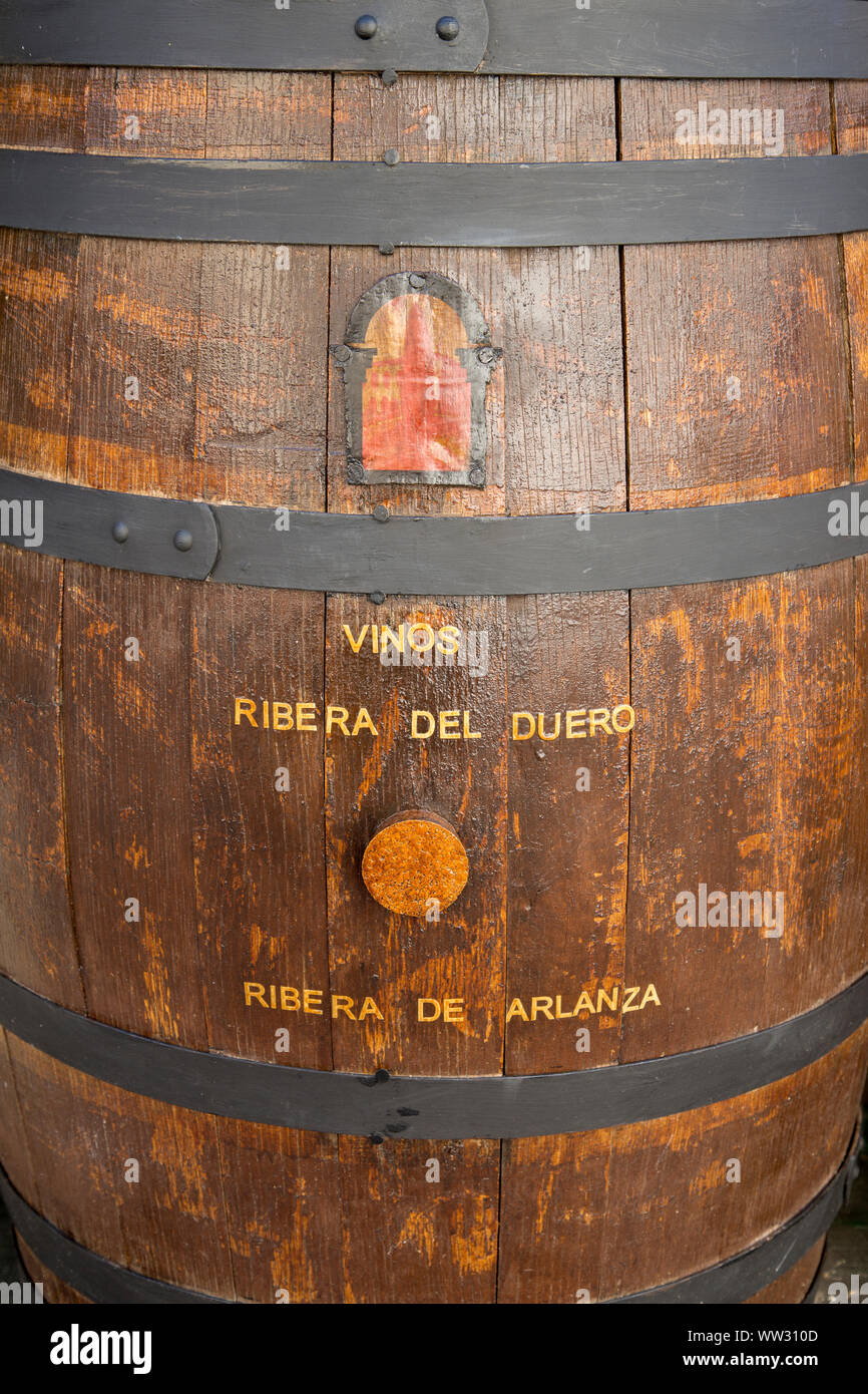 Ribera del Duero Wine Barrel; Santo Domingo de Silos; Burgos; Spain ...