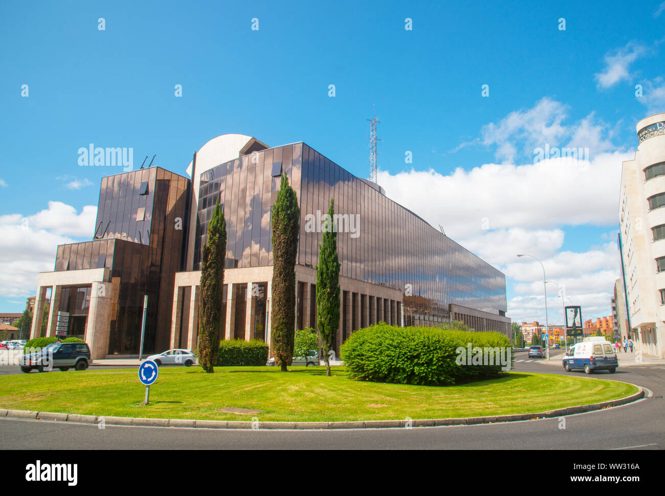 Modern building. Leon, Spain Stock Photo - Alamy