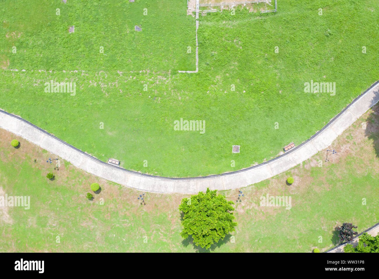 Aerial view of cyberport in hong kong island Stock Photo - Alamy