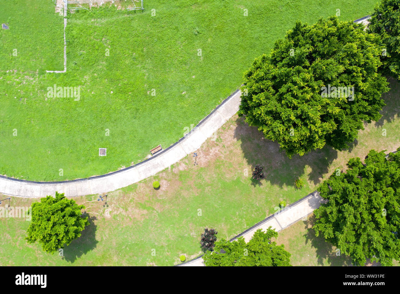Aerial view of cyberport in hong kong island Stock Photo - Alamy