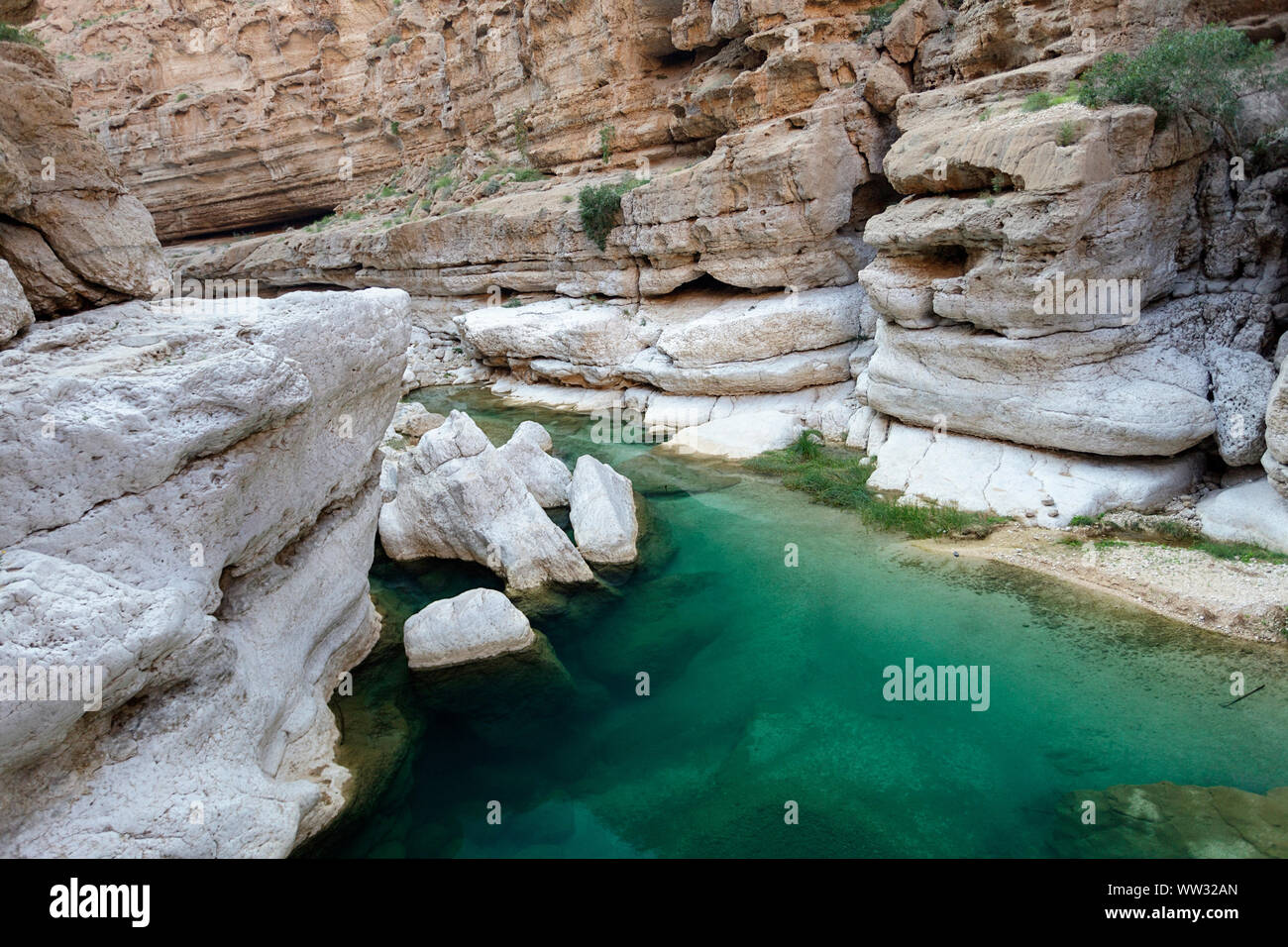 Desert wadi river people hi-res stock photography and images - Alamy