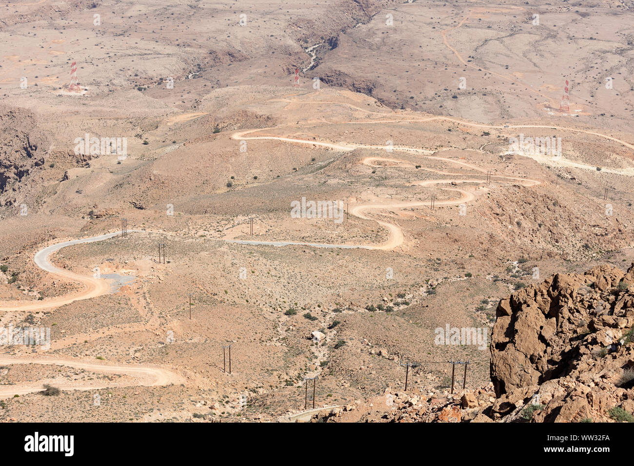 Jebel akhdar mountains car hi-res stock photography and images - Alamy