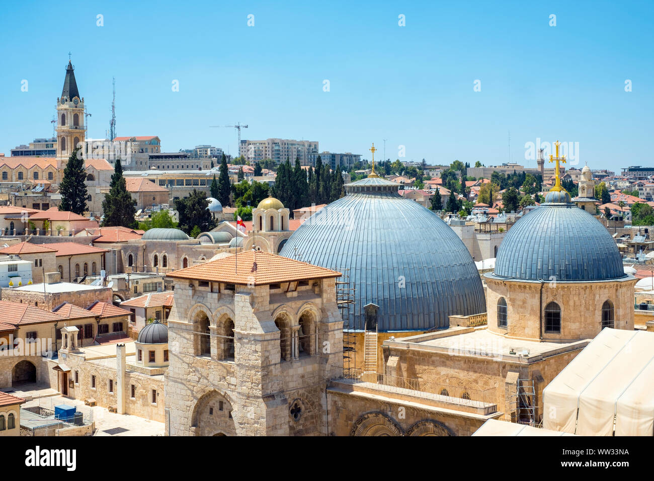Israel, Jerusalem District, Jerusalem. Church of the Holy Sepulchre and ...
