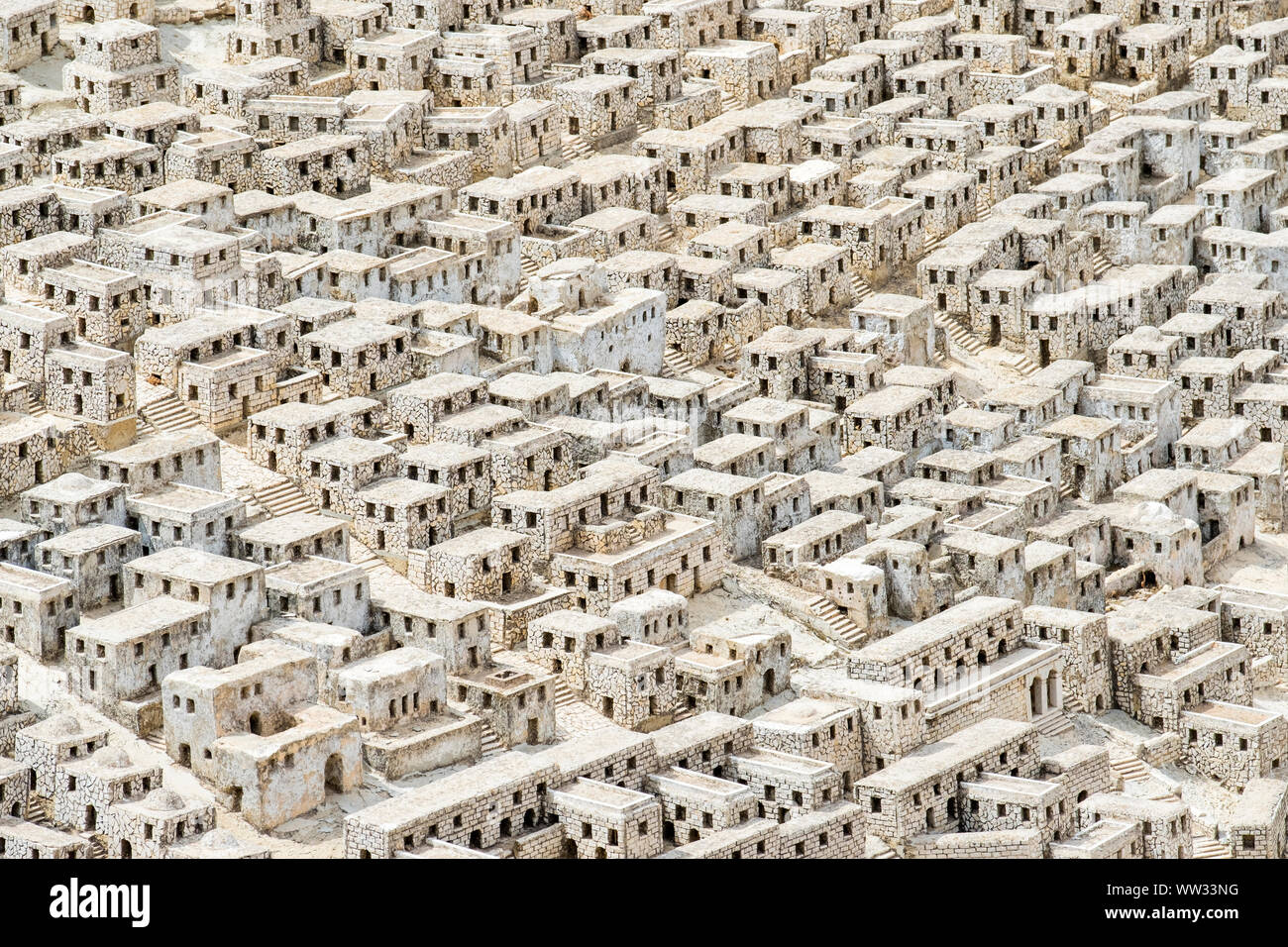Israel, Jerusalem District, Jerusalem, Israel Museum. Holyland Model of ...