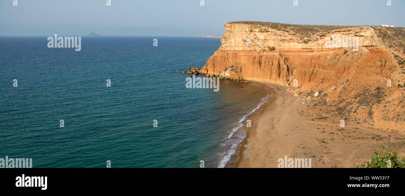 Beautiful Morocco Coast Green Lagoon with Hidden Beach Stock Photo - Alamy