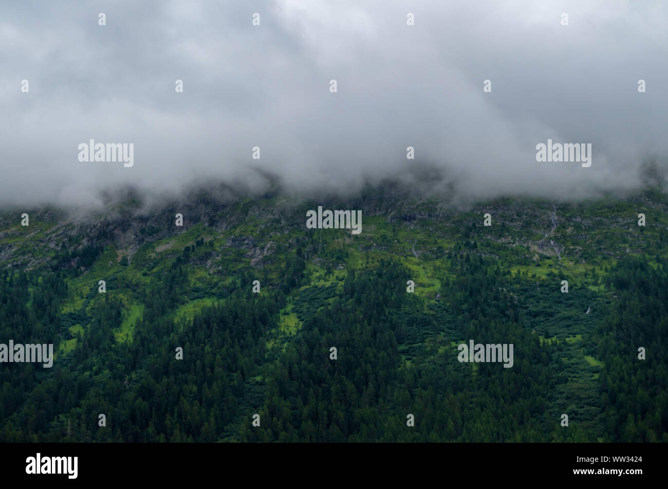 Landscape with Clouds Stock Photo - Alamy