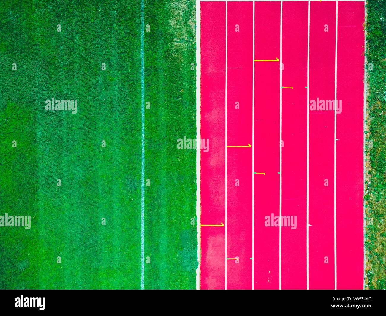 Aerial surface close up grass hi-res stock photography and images - Alamy