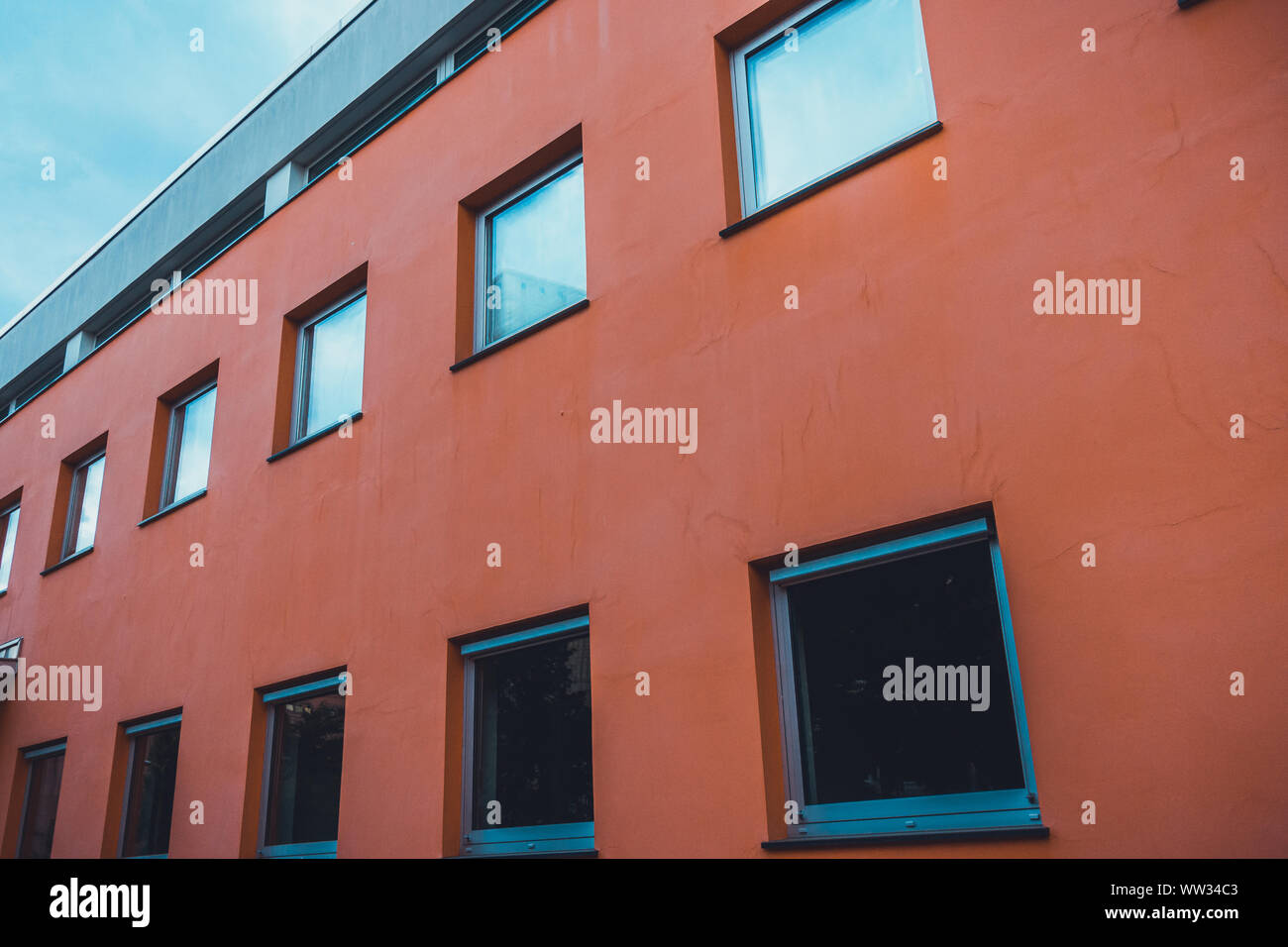 office building facade from the exterior view Stock Photo - Alamy