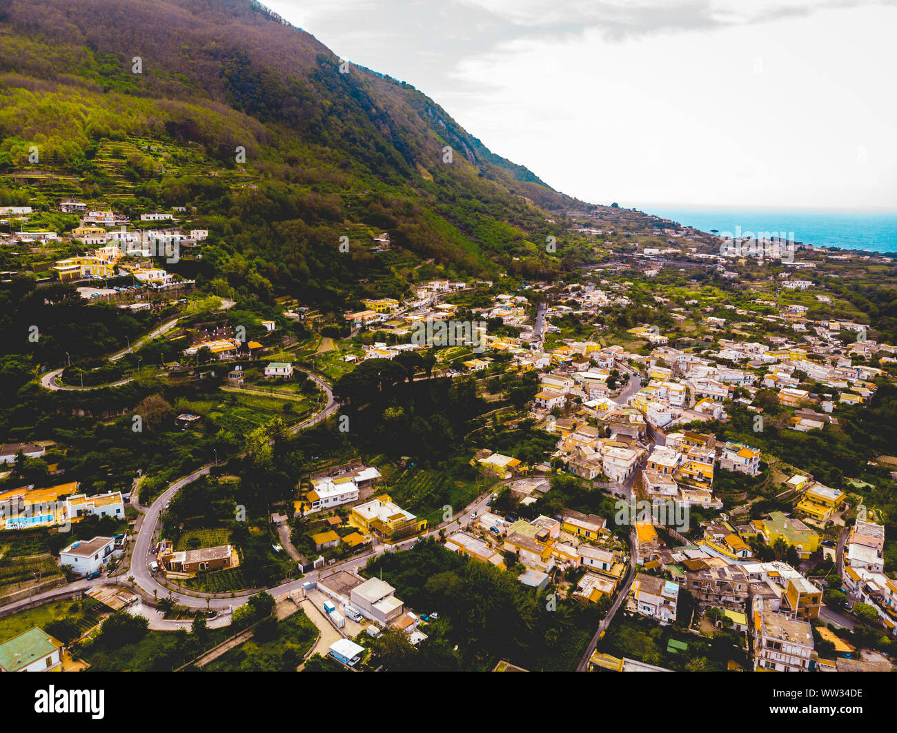 Drone view of ischia hi-res stock photography and images - Alamy