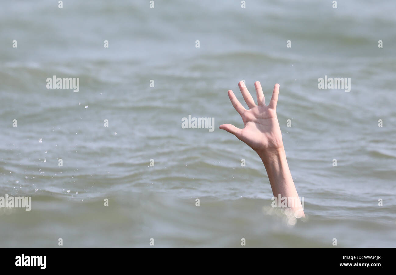 Holds his hand up hi-res stock photography and images - Alamy