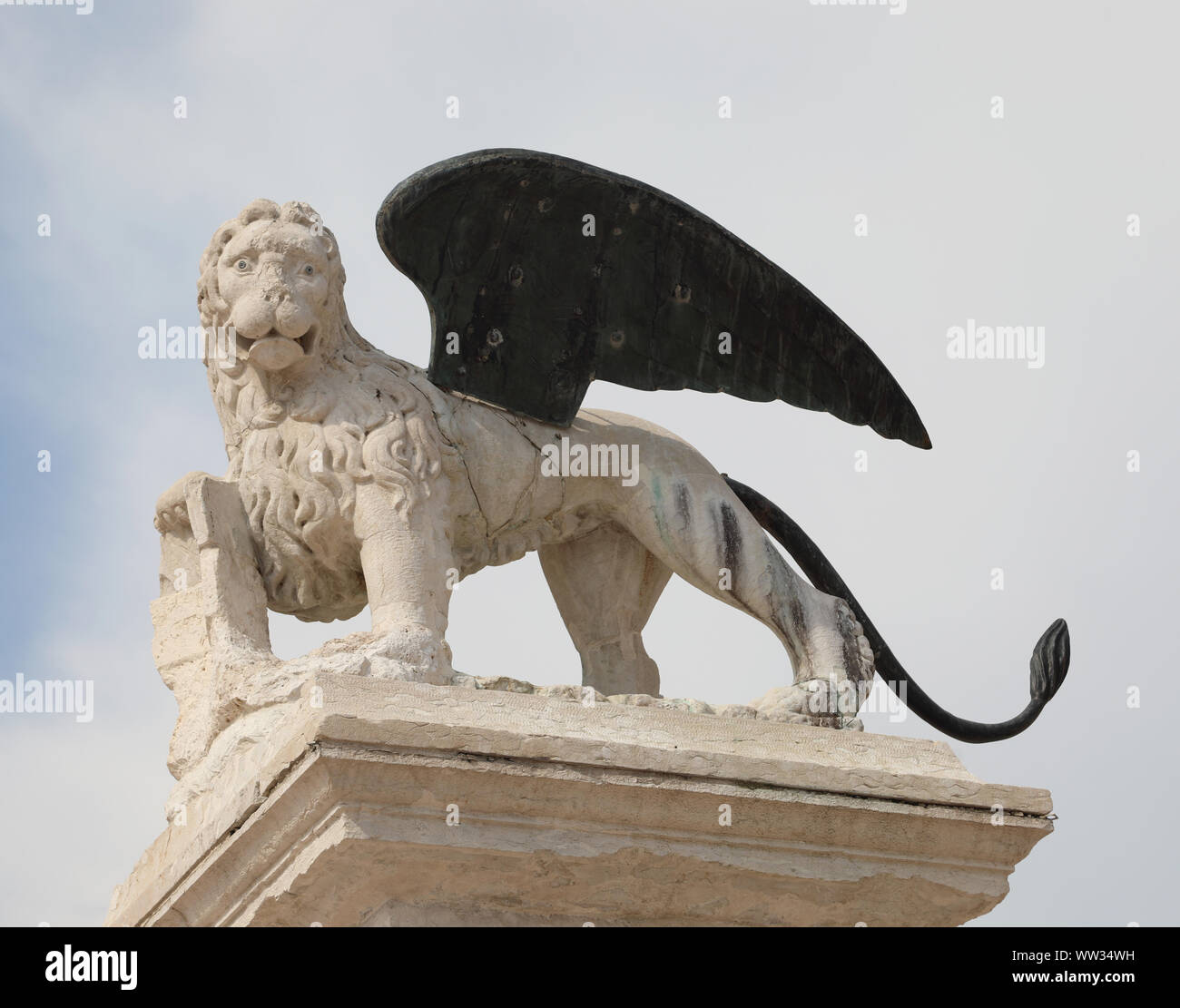Winged Lion symbol of Venice and the Venetian Republic in Veneto Region ...