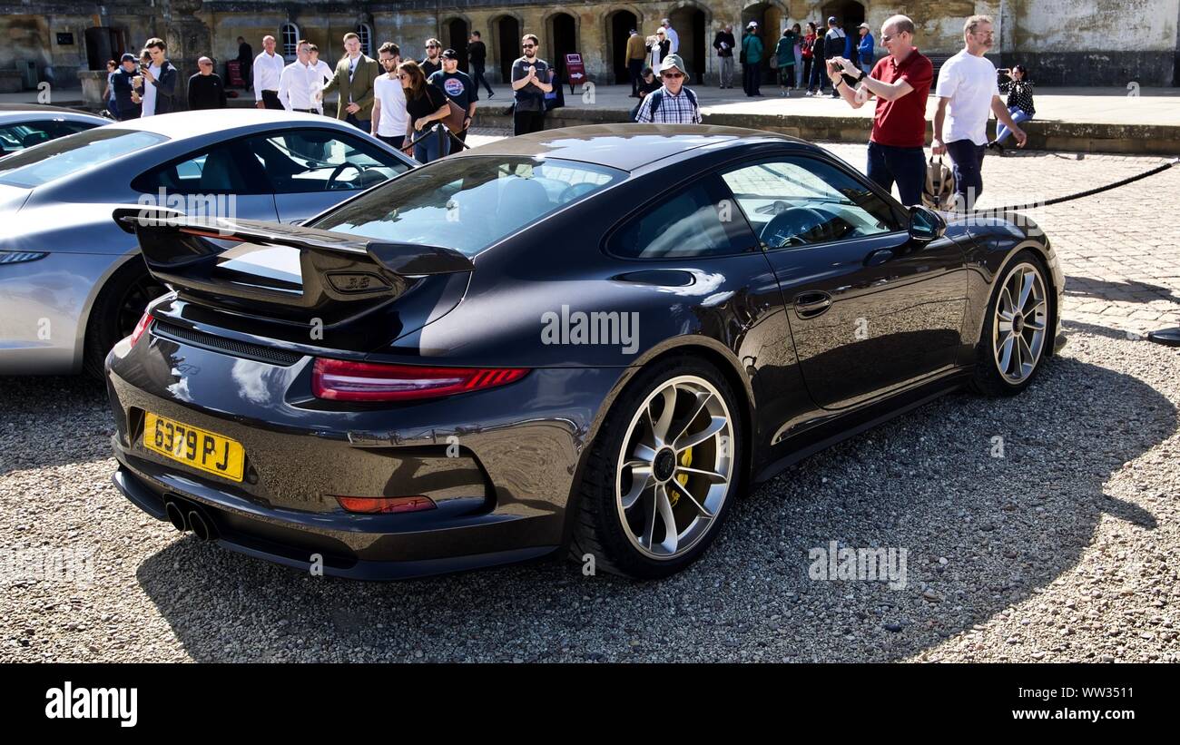 Porsche 911 GT3 on show at the Concours D’Elegance at Blenheim Palace ...