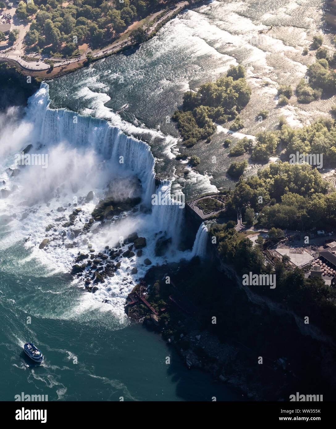 Aerial view of Niagara waterfall Stock Photo - Alamy