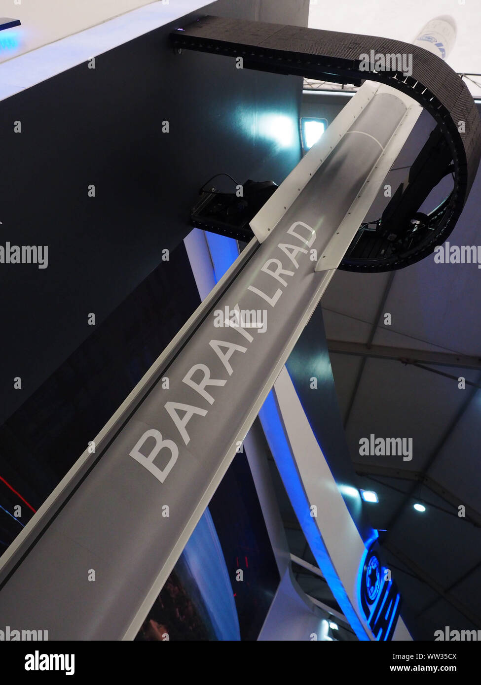 The Barak MRAD / LRAD missile displayed at the 7th edition of the ...