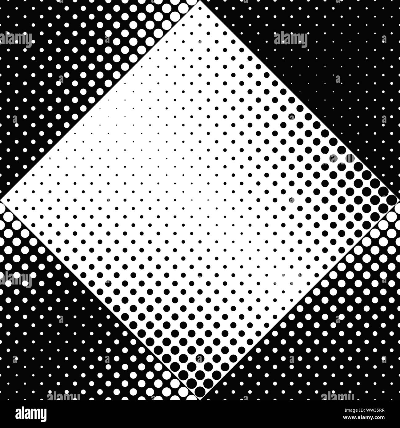 Seamless Geometrical Circle Pattern Background Abstract Monochrome