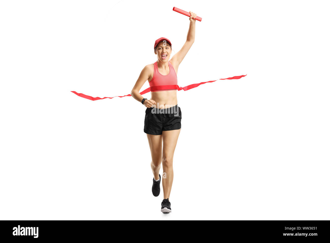 Marathon finish line tape hi-res stock photography and images - Alamy