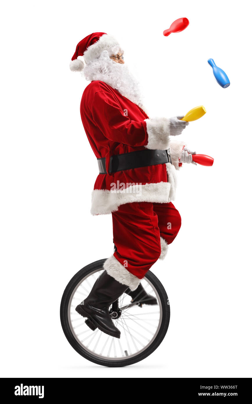 Juggling on a unicycle hi-res stock photography and images - Alamy