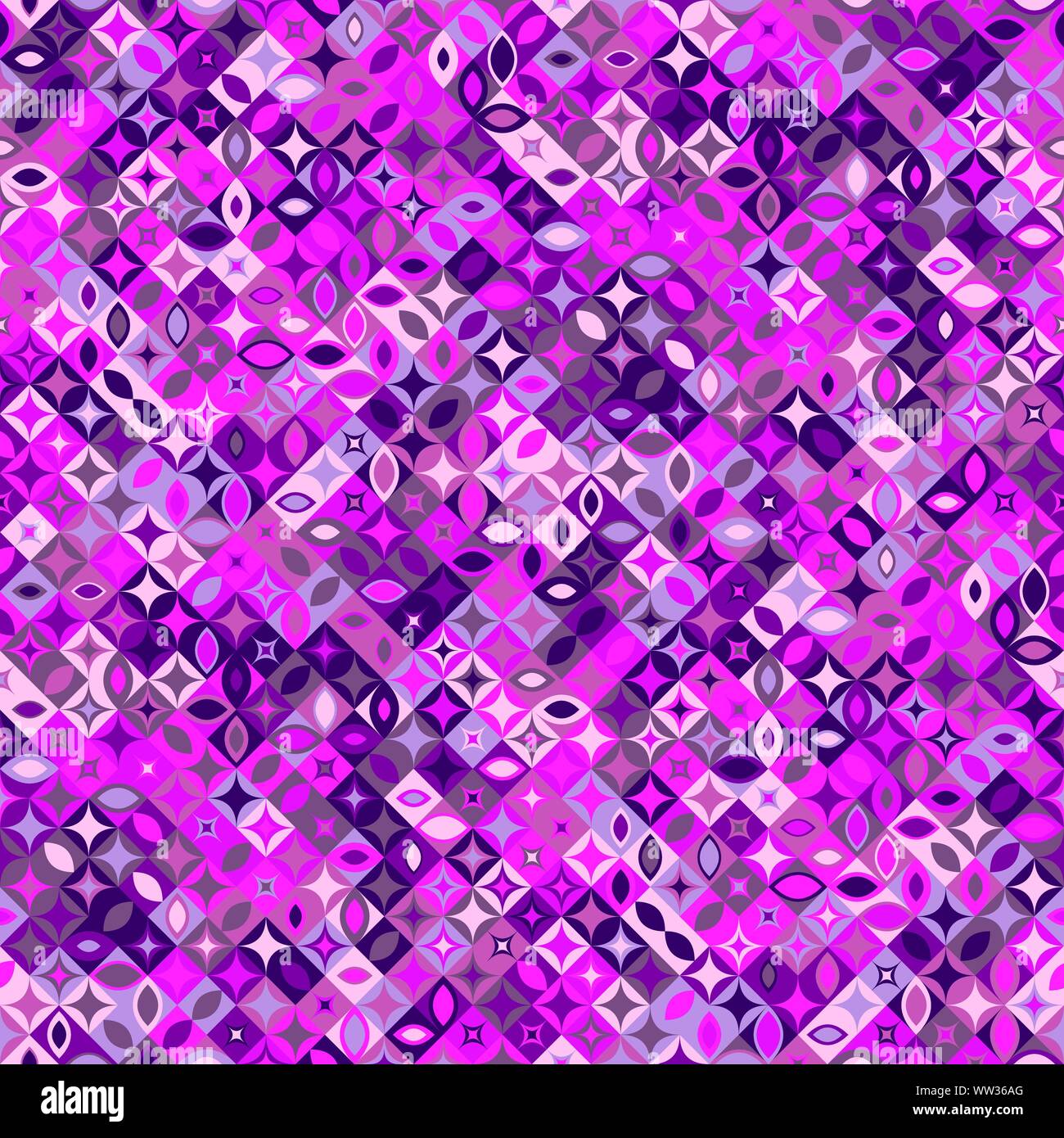 Seamless diagonal mosaic pattern background - abstract vector design ...