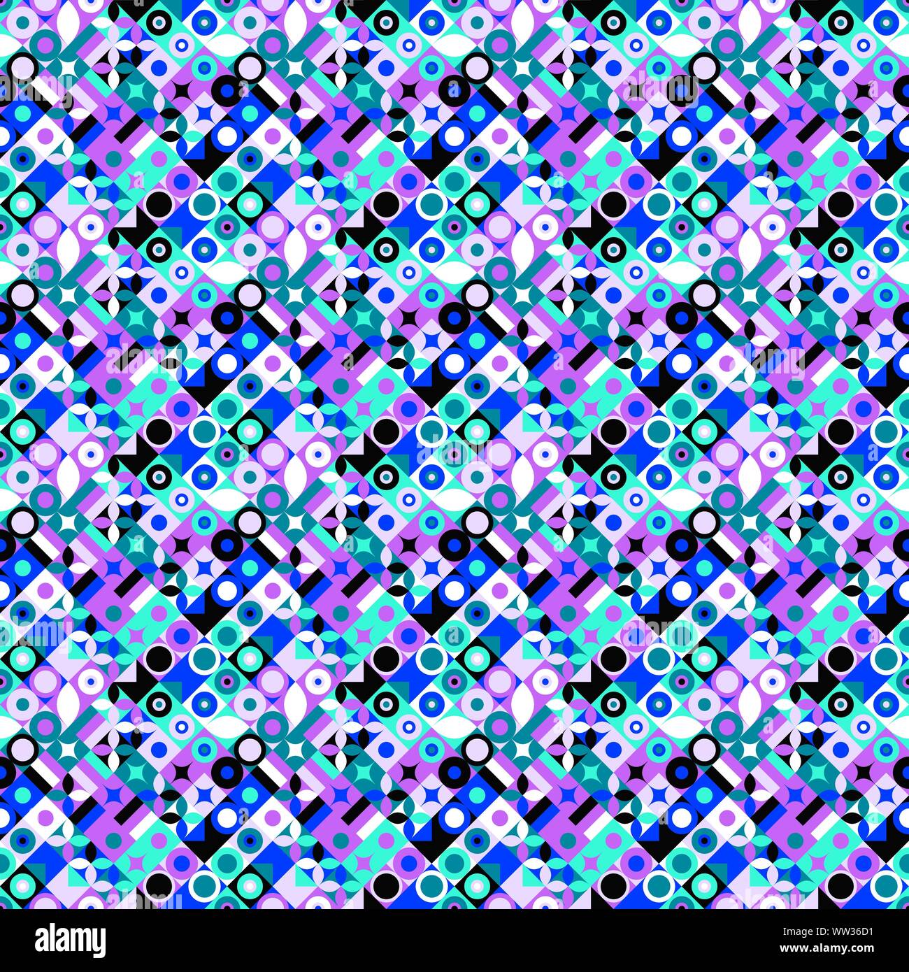 Colorful Diagonal Geometrical Pattern Background Abstract Vector Illustration Stock Vector