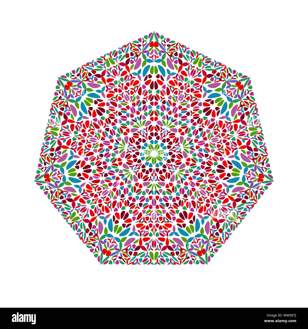 Heptagon symbol hi-res stock photography and images - Alamy