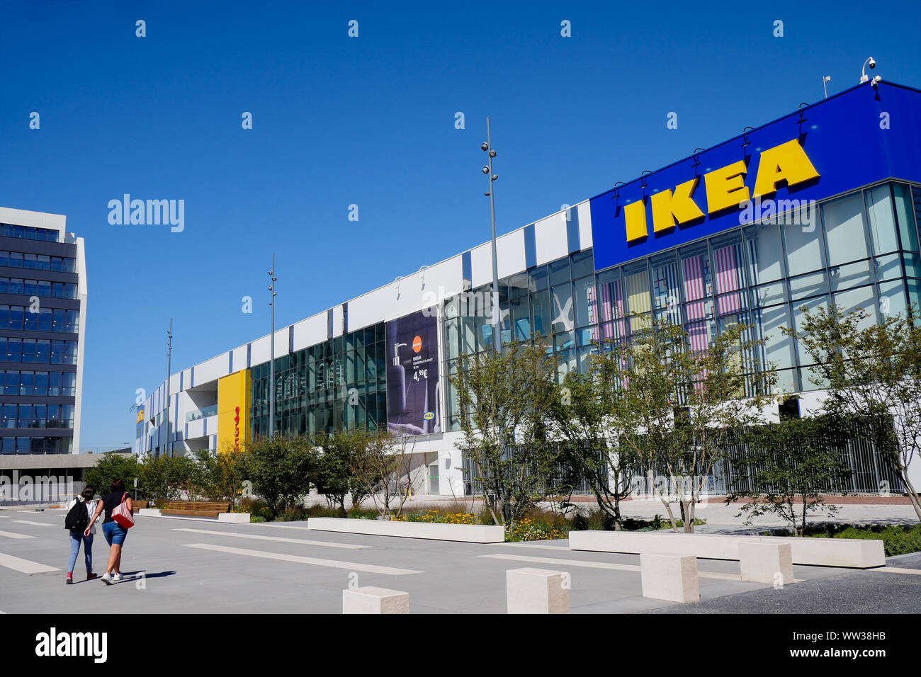 IKEA opens a gigantic store in newly amenaged Parilly area, Venissieux ...