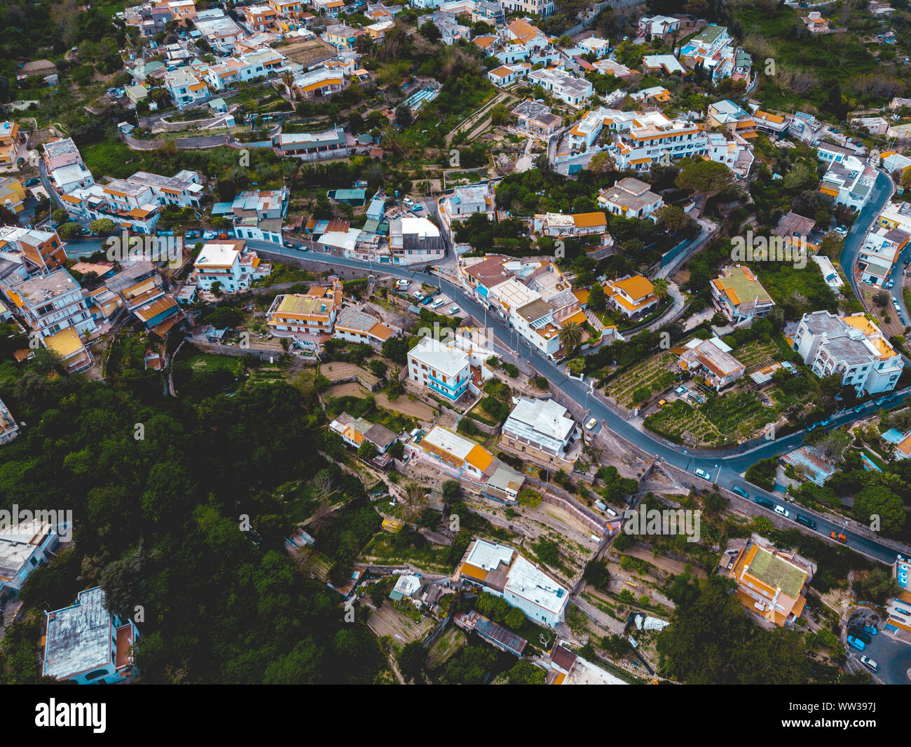 Ischia drone view hi-res stock photography and images - Alamy