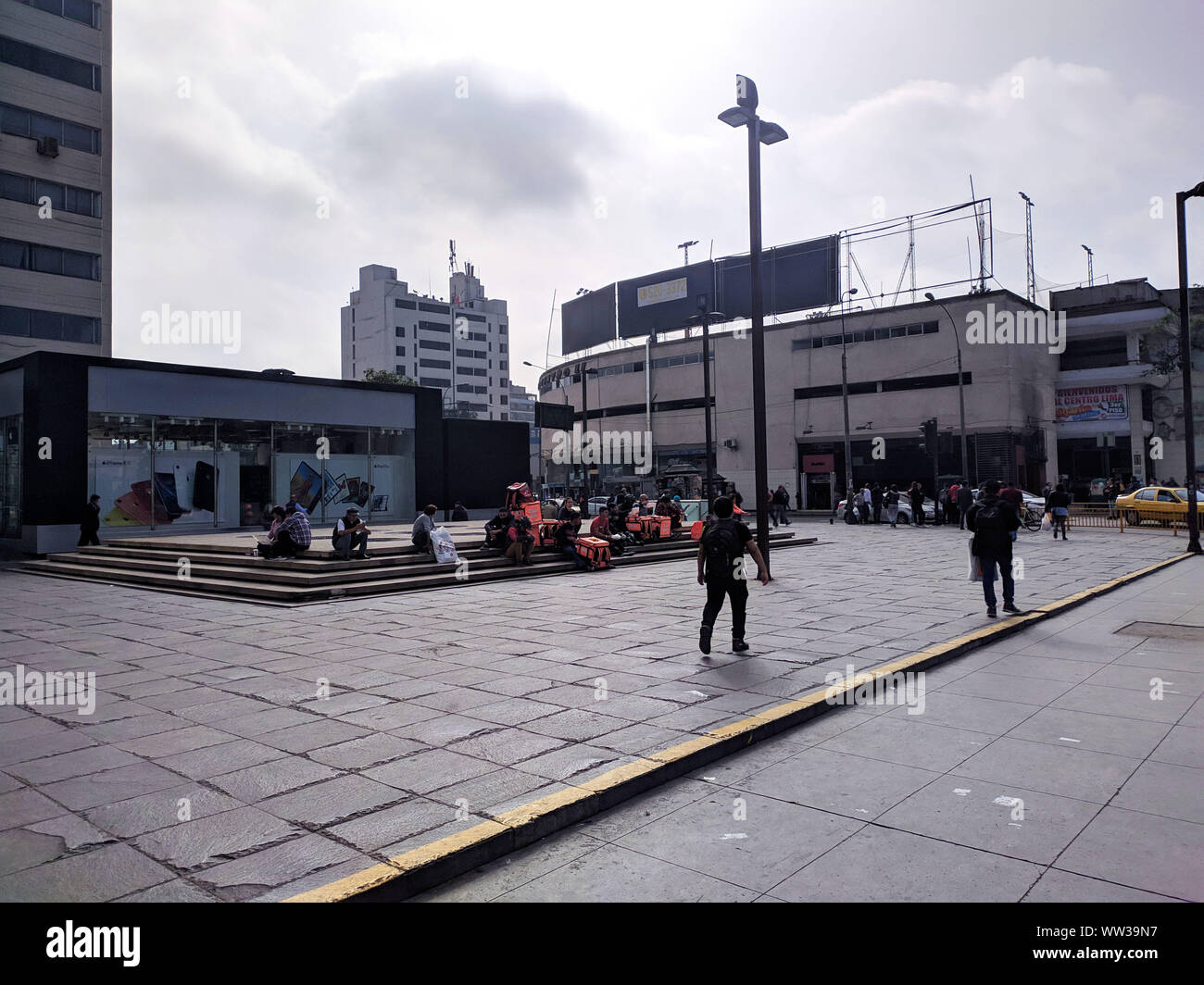 Centro Civico, for years the highest building in Lima Peru Stock Photo ...