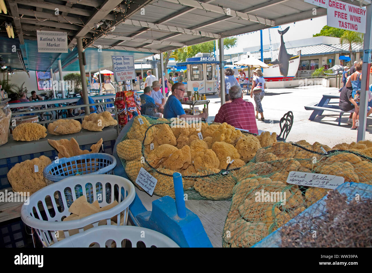 Tarpon Springs, Florida Seaport, USA, traditional Greek Sponge Industry ...