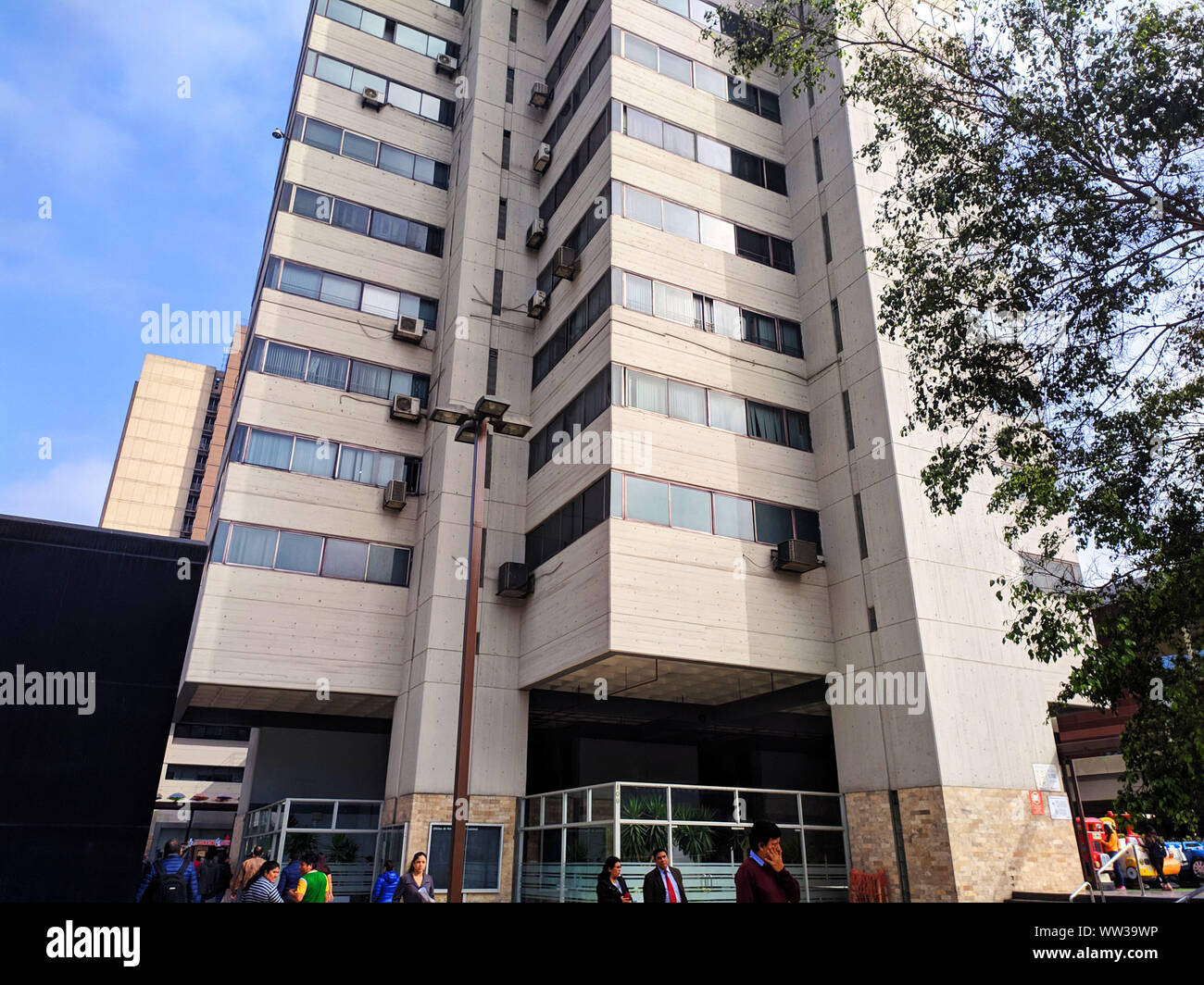 Centro Civico, for years the highest building in Lima Peru Stock Photo ...