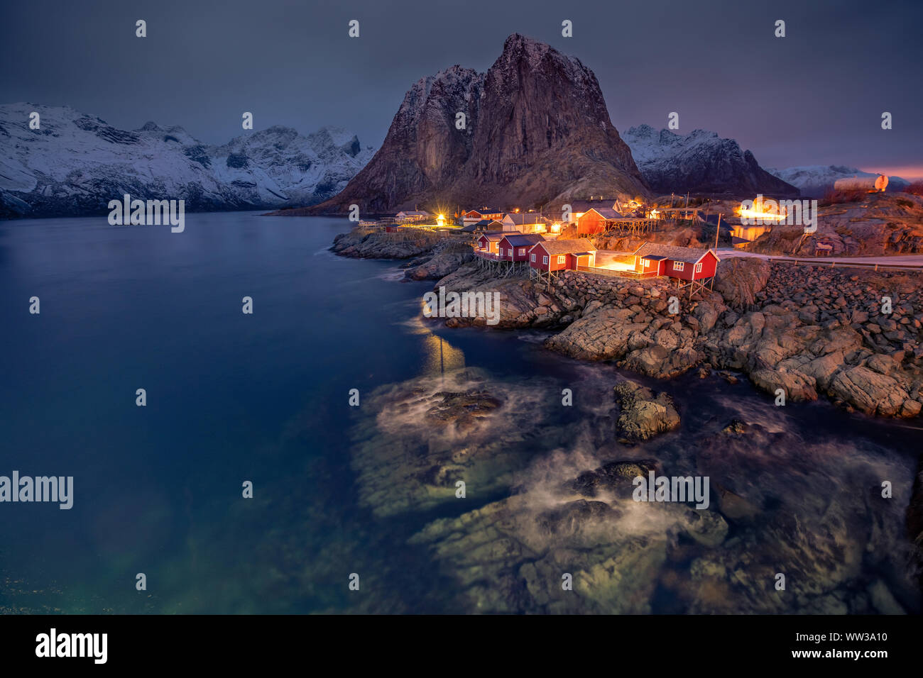 Hamnoy village hi-res stock photography and images - Alamy