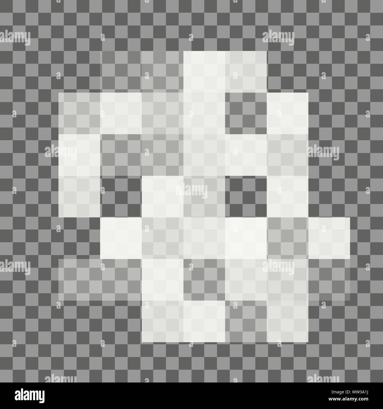 Blured grey squares censorship background. Censored picture vector ...