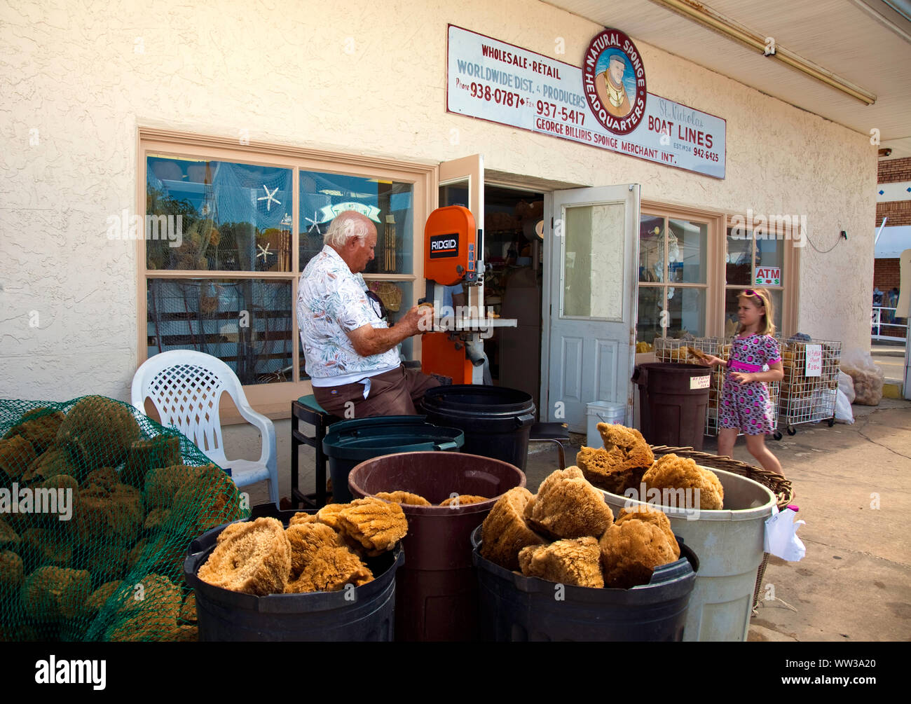 Tarpon Springs, Florida Seaport, USA, traditional Greek Sponge Industry ...