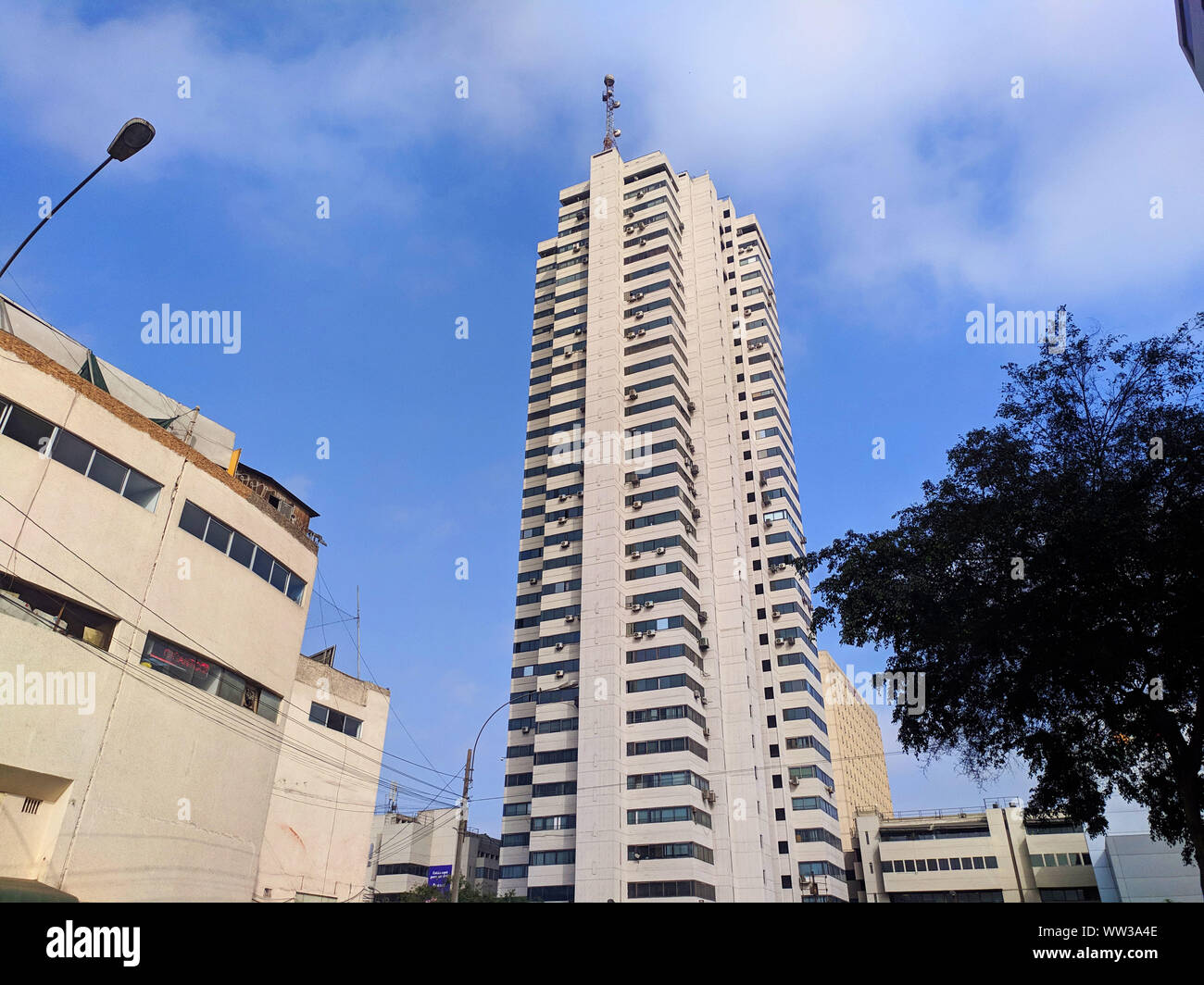 Centro Civico, for years the highest building in Lima Peru Stock Photo ...