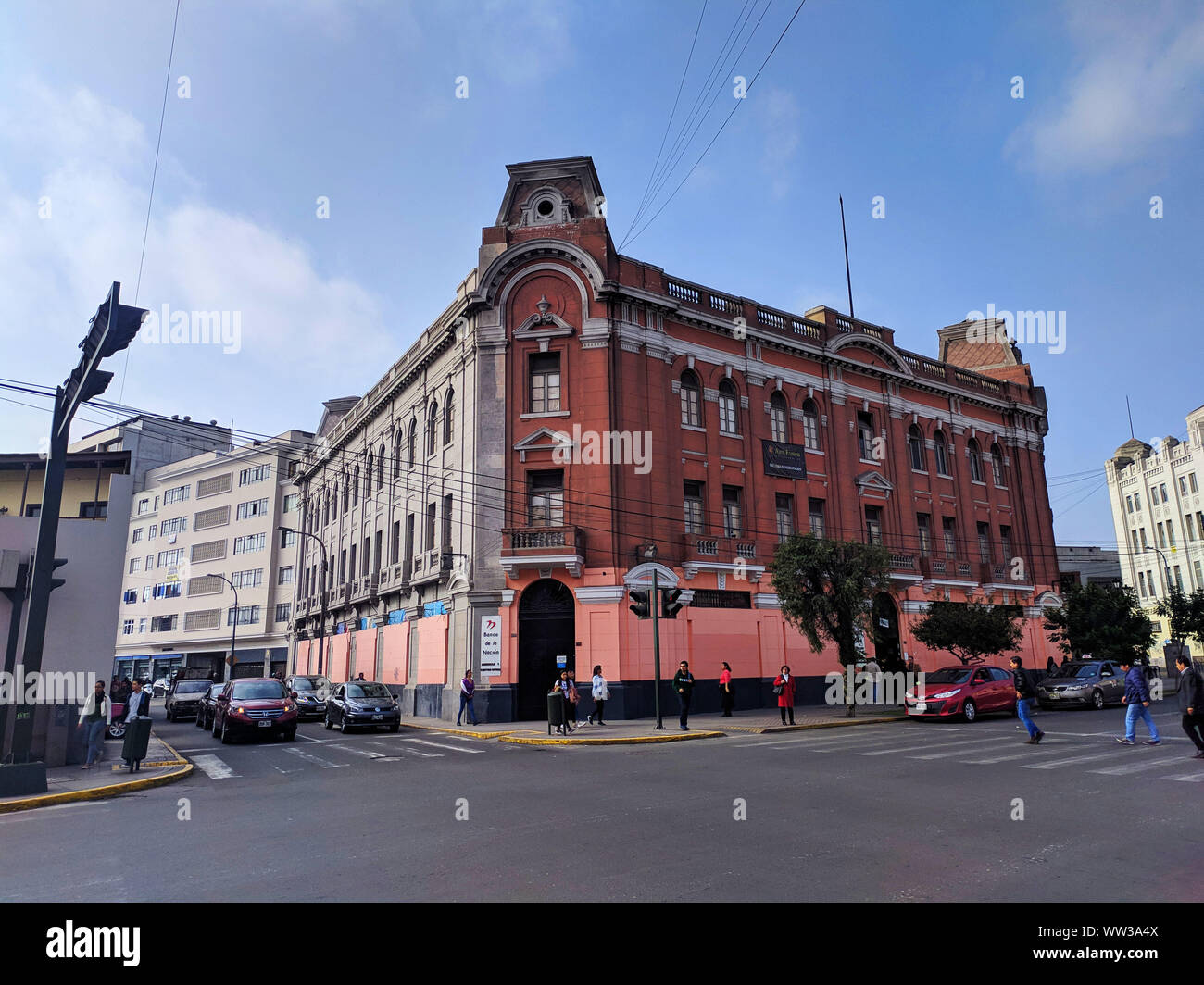 Lima Peru with al his old Spanish colonial buildings and the Plaza de ...