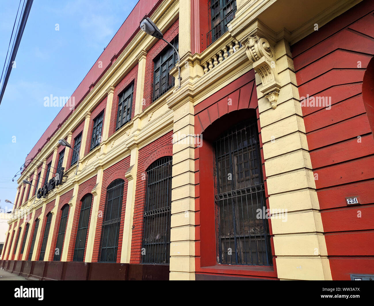 Lima Peru with al his old Spanish colonial buildings and the Plaza de ...