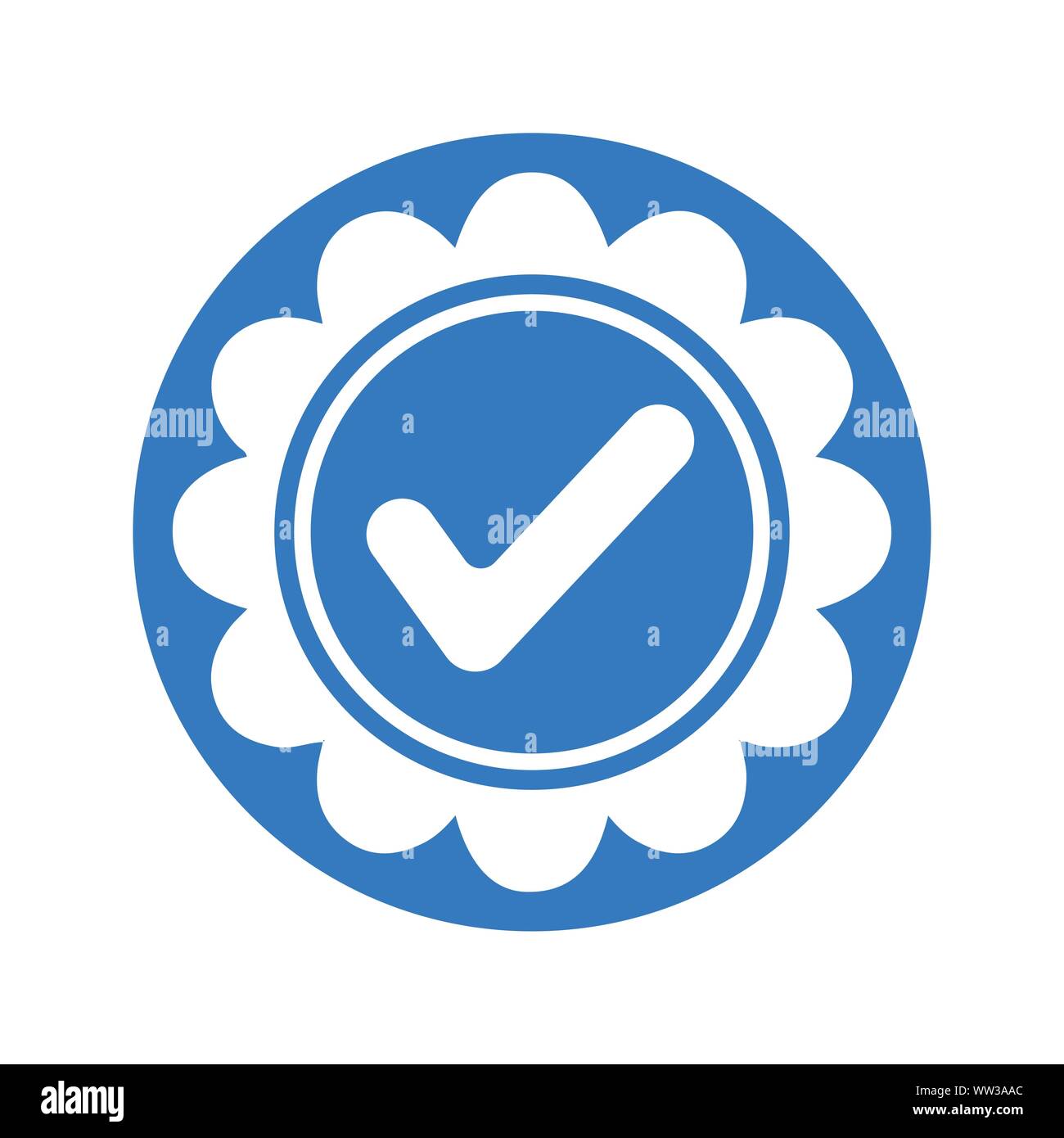 Approved, tick, yes mark icon Stock Vector Image & Art - Alamy