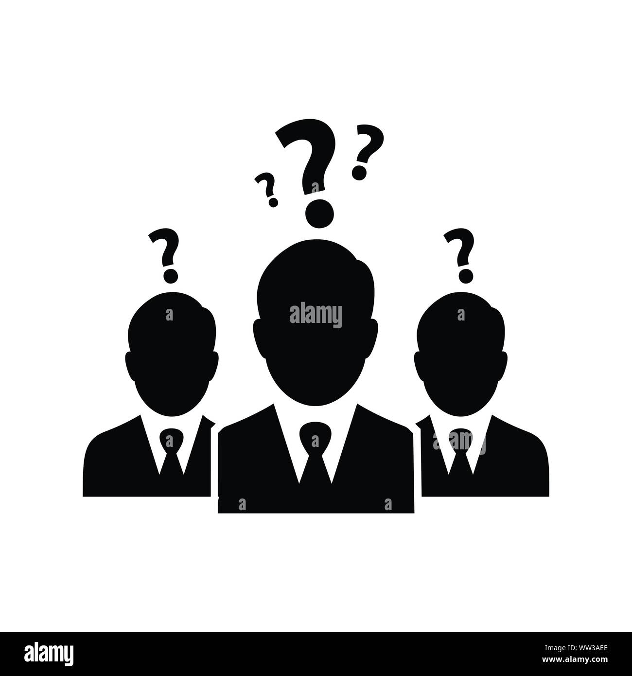 Business query, asking information icon Stock Vector Image & Art - Alamy