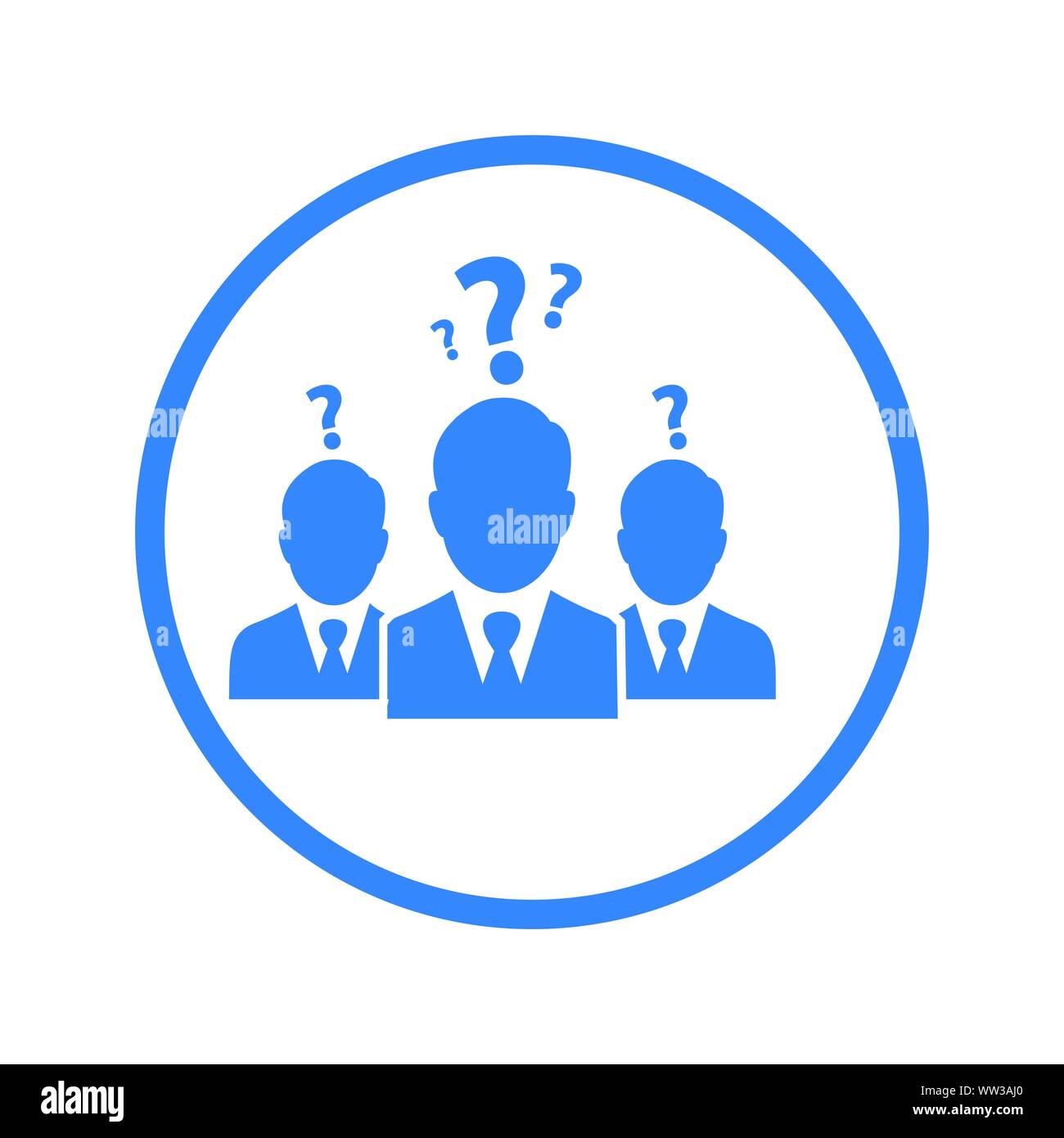 Query icon Stock Vector Images - Alamy