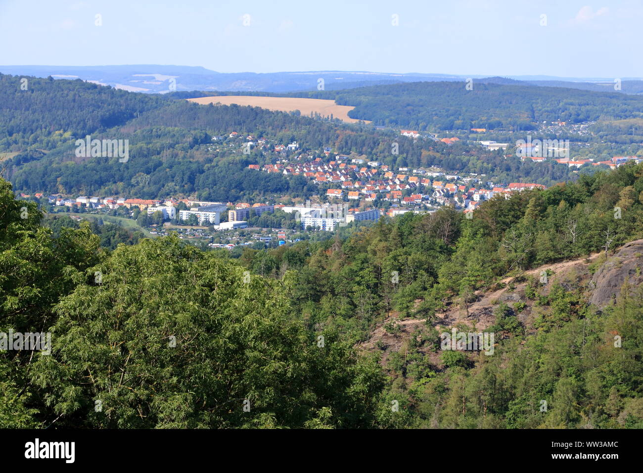 View over Eisenach, Thuringia in Germany Stock Photo - Alamy