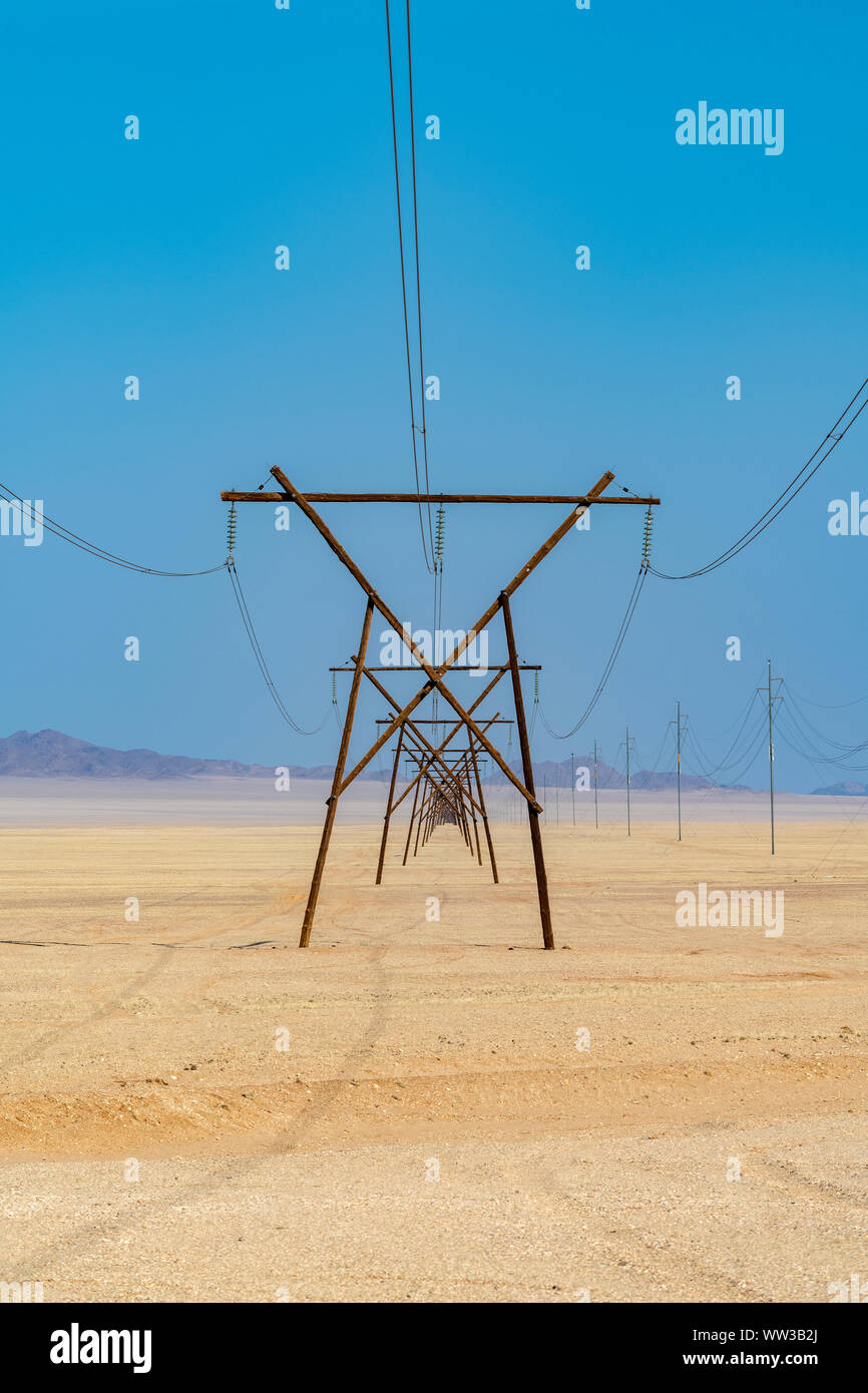 Namibia power distribution hi-res stock photography and images - Alamy