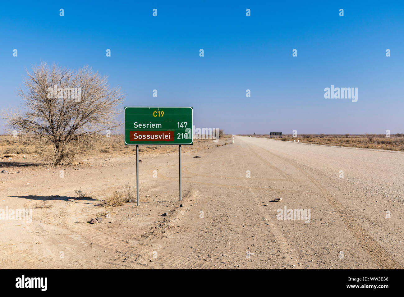 Namibian Road Sign High Resolution Stock Photography and Images - Alamy