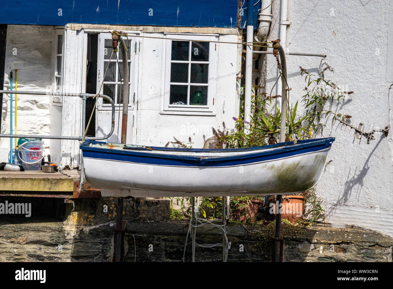 Shell house polperro cornwall hi-res stock photography and images - Alamy
