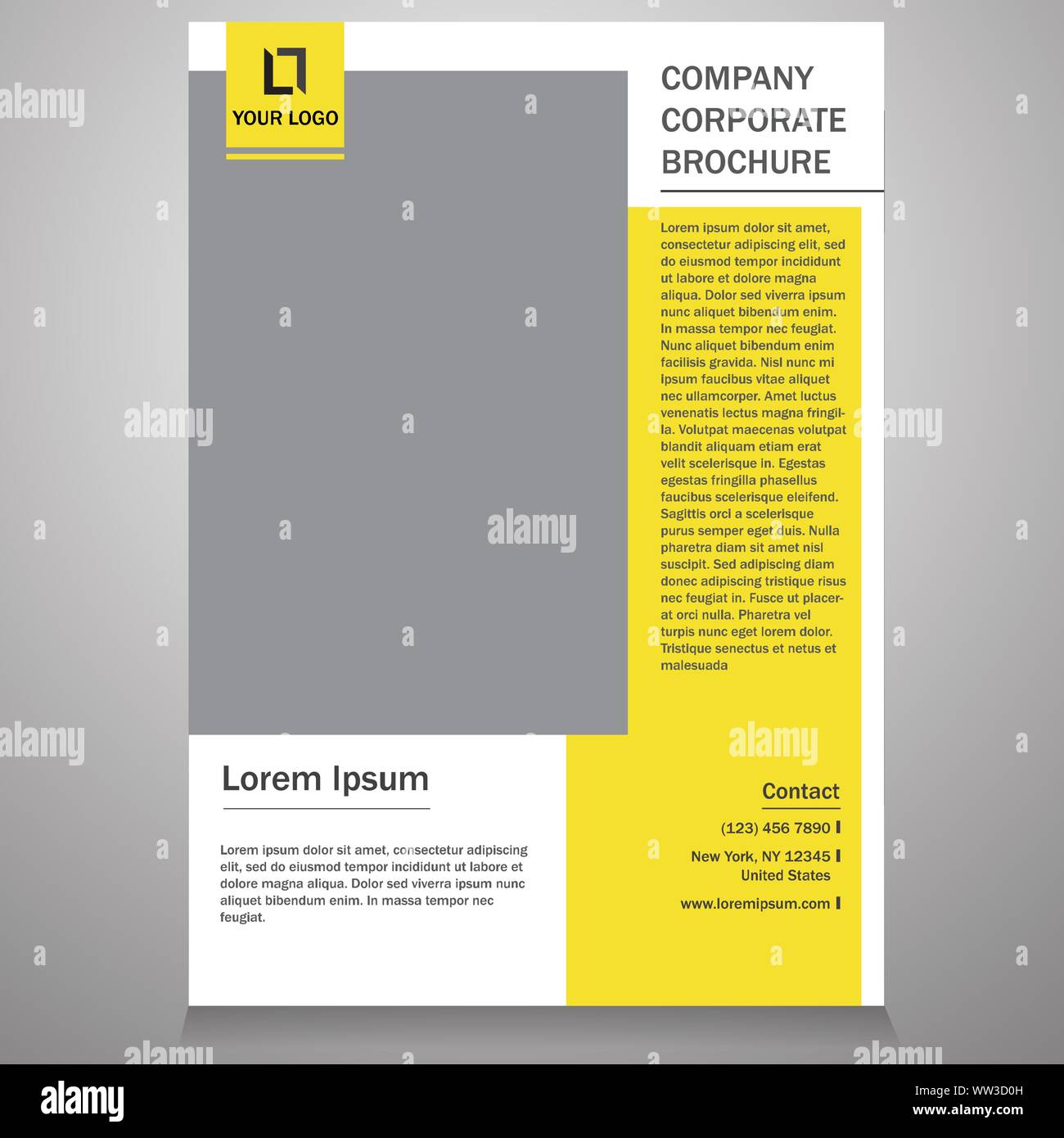 Business brochure flyer advertising a4 vector Stock Vector Image & Art ...
