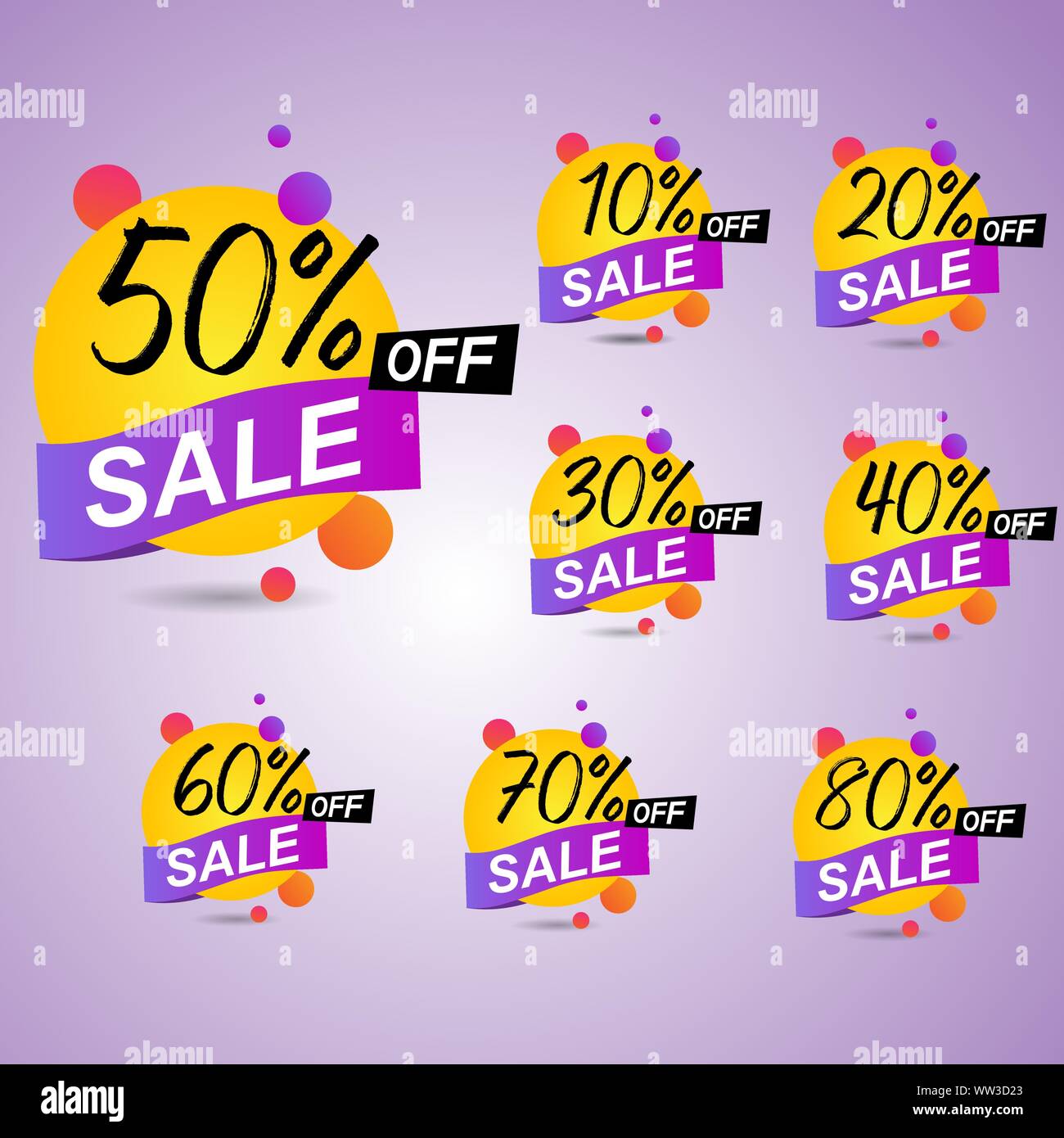 sale icon symbol logo for business - vector Stock Vector Image & Art ...