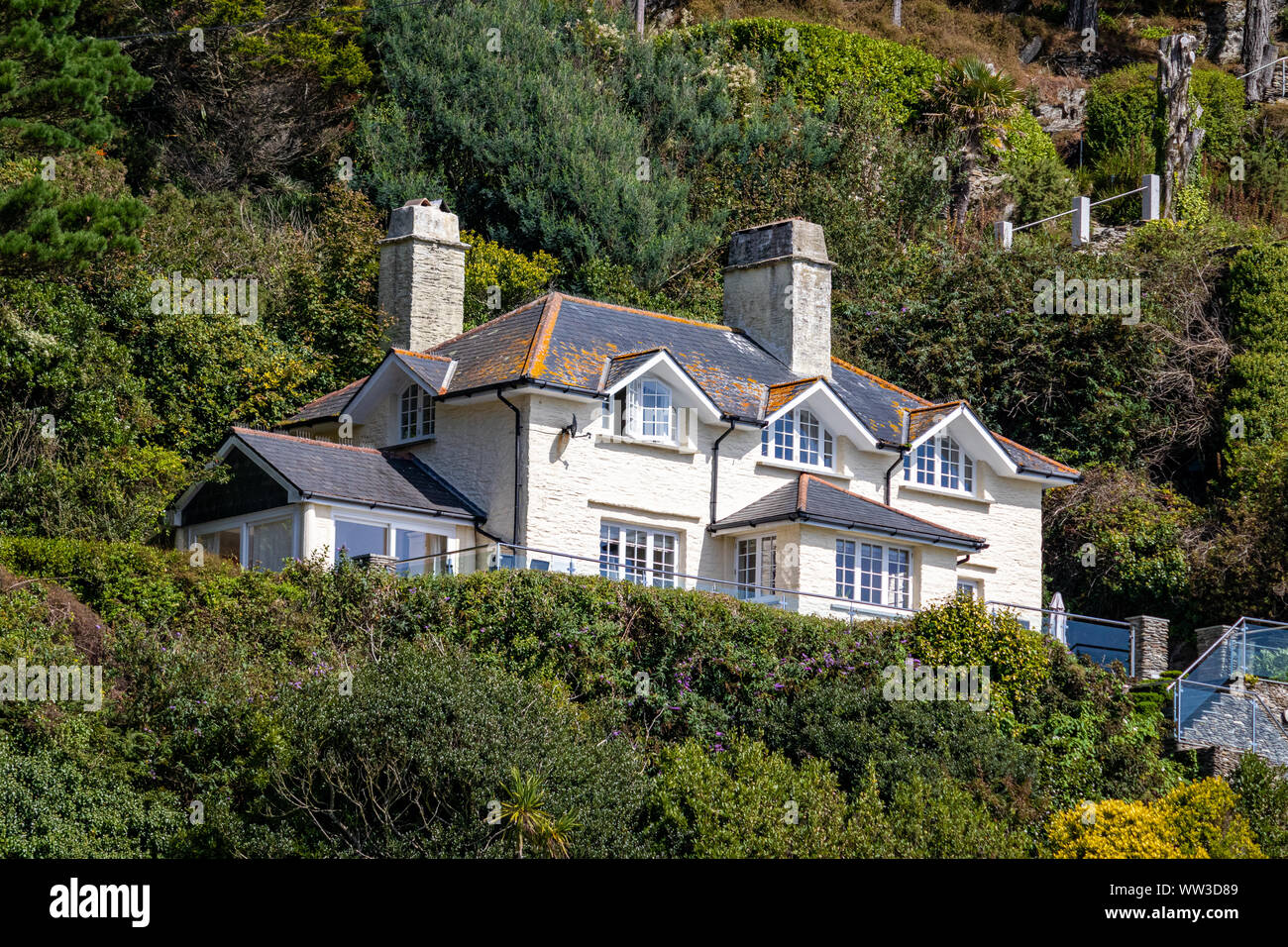 Shell house polperro cornwall hi-res stock photography and images - Alamy