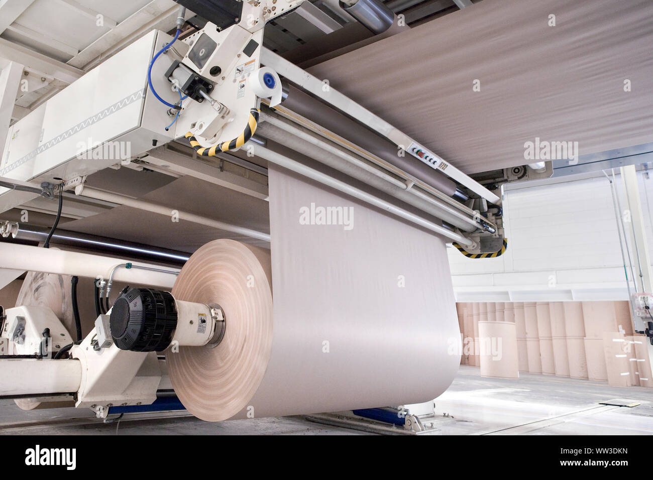 Paper Recycling Industry Stock Photo - Alamy