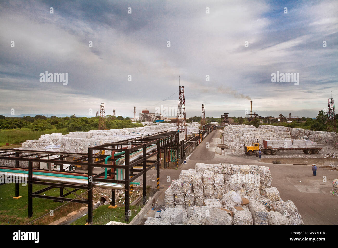 Paper Recycling Industry Stock Photo - Alamy